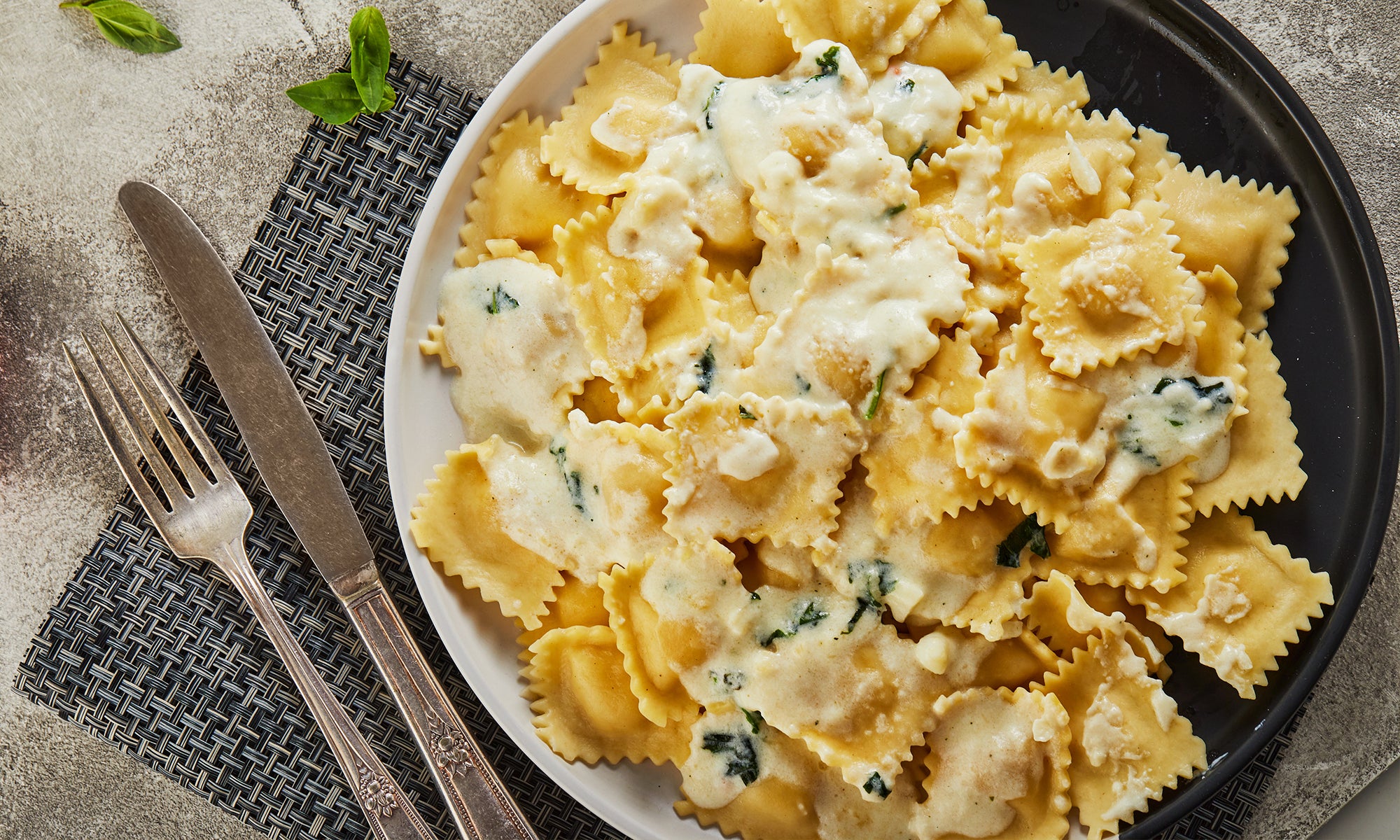 Salmon with Asparagus and Ravioli Recipe – Roger's Fish Co.