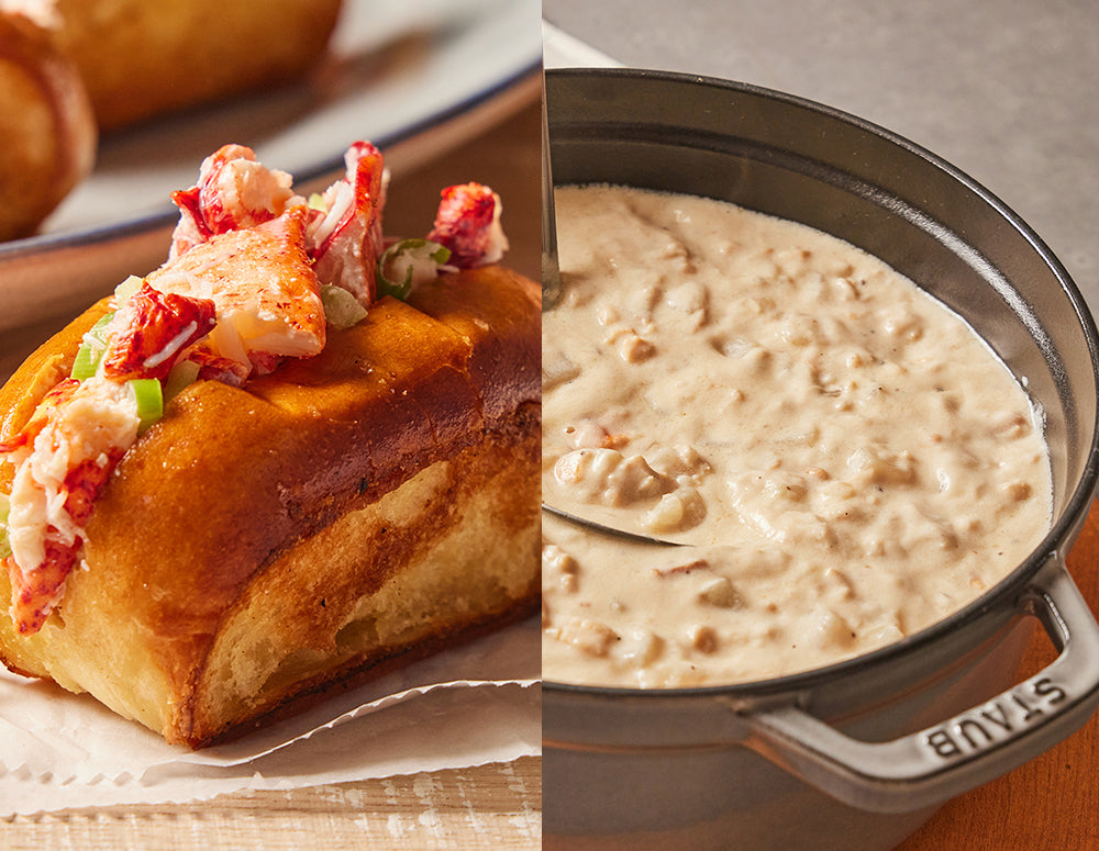 Diamond Option 3: Lobster Rolls and Double Clam Chowder – Roger's Fish Co.