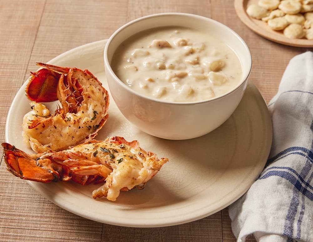 Lobster Tails and Double Clam Chowder Combo – Roger's Fish Co.